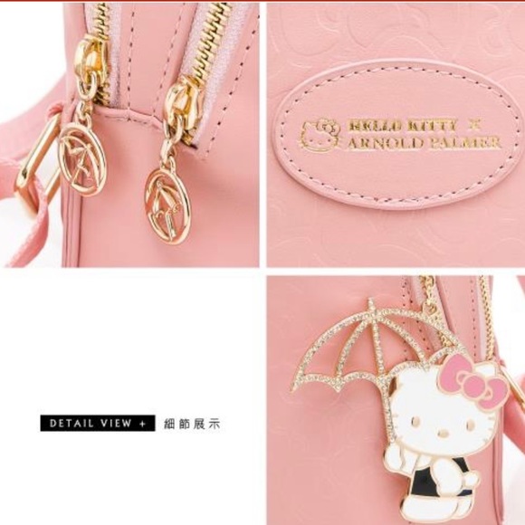 Sanrio | Bags | Hello Kitty X Arnold Palmer Backpack Friendly Pink ...